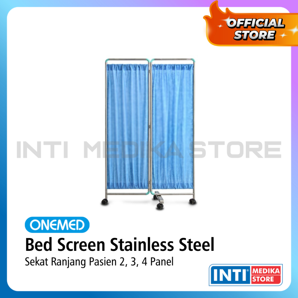 Jual ONEMED - Bed Screen 2 3 4 Bidang | Sekat Ranjang Pasien Rumah ...