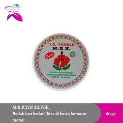 Jual MBK POWDER Tin Bulat Putih & SIlver BEDAK ANTI BAU BADAN Cerianti ...