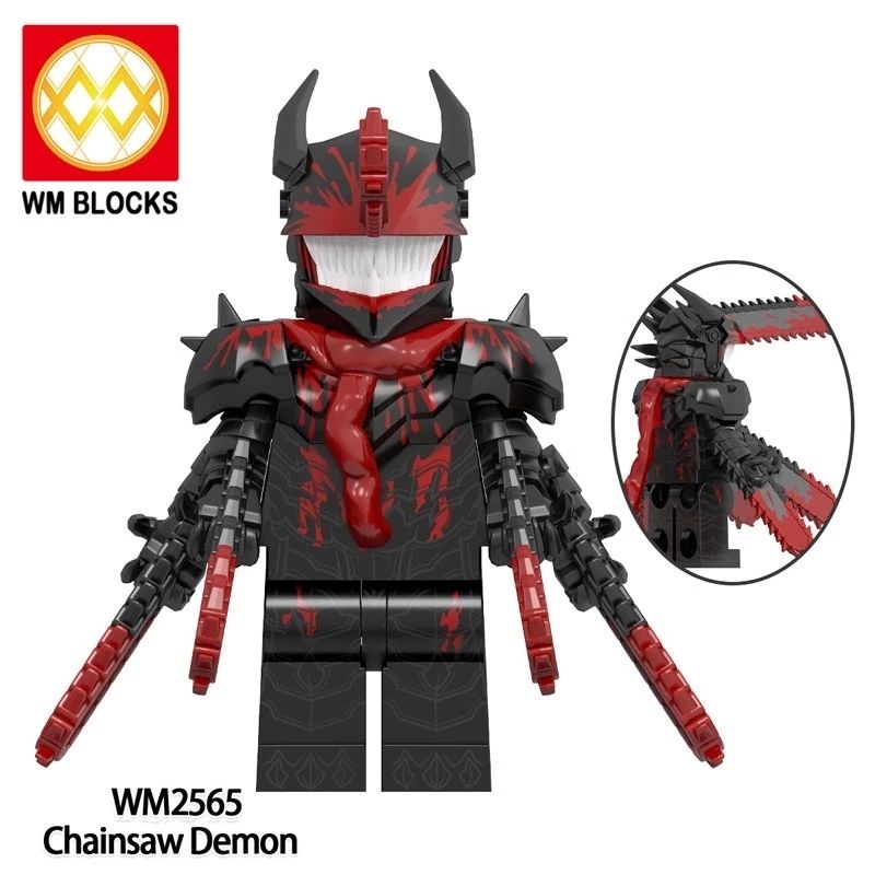 Jual Mini Action Figure Chainsaw Demon Anime Chainsaw Man Brick Mainan ...
