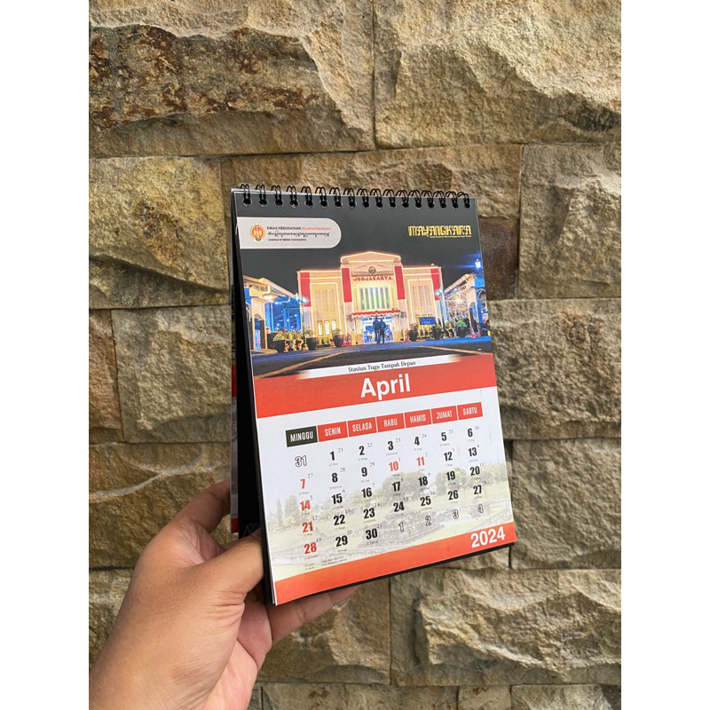 Jual Kalender Meja Custom / Kalender duduk A5 | Shopee Indonesia