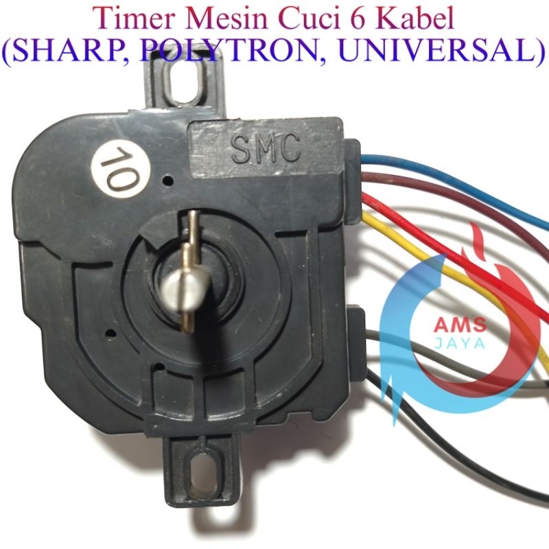 Jual Timer Mesin Cuci Kabel 6 ( SHARP , POLYTRON, UNIVERSAL) | Shopee ...