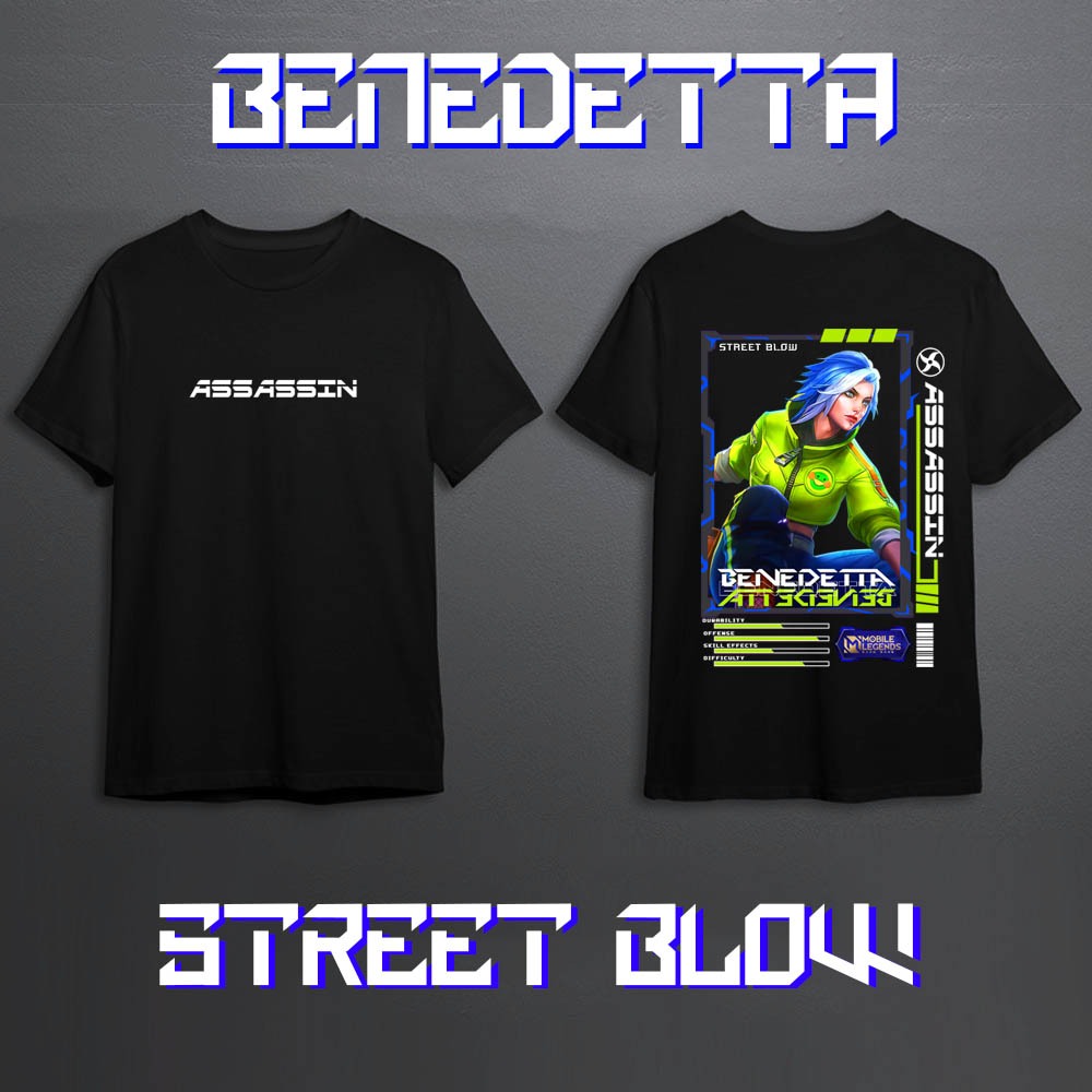 Jual Kaos Pria Mobile Legend Hero Benedetta Assassin Fighter Skin Keren ... Jual Kaos Pria Mobile Legend Hero Benedetta Assassin Fighter Skin Keren ...