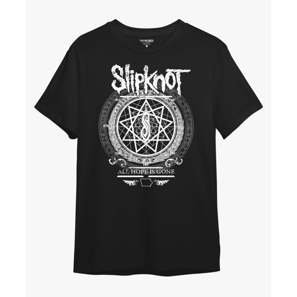 Jual KAOS BAJU BAND MUSIK THRASH METAL ROCK SLIPKNOT ALL HOPE IS GONE ...