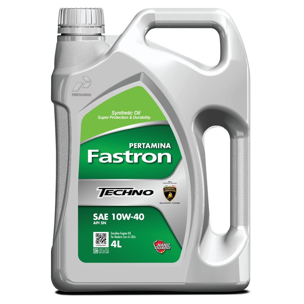 Jual Oli Mesin Mobil Pertamina Fastron Techno 10W-40 4 Liter | Shopee ...