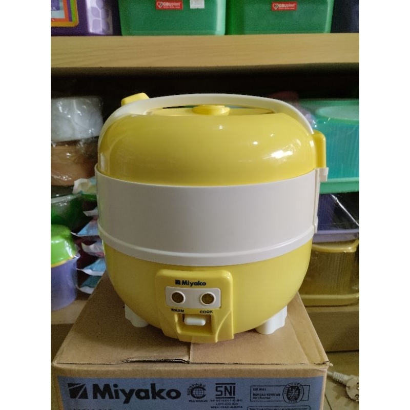 Jual Magic com Miyako Penanak Nasi MCM-610 Kapasitas 1 Liter | Shopee ...