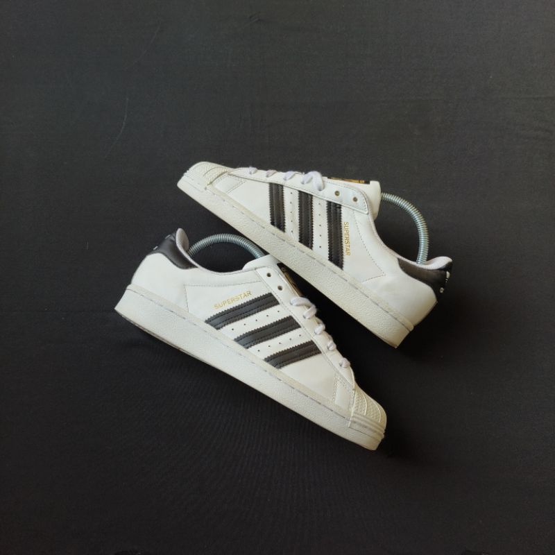 Jual SEPATU PRIA WANITA ADIDAS CLASSIC SUPERSTAR BASIC BLACK WHITE ...
