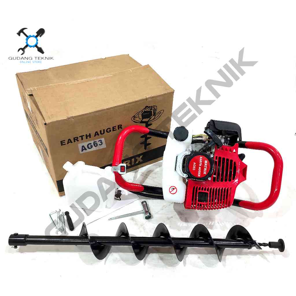 Jual (MATRIX AG63) Mesin Bor Gali Tanah AG63 MATRIX 63cc / Engine Mesin ...