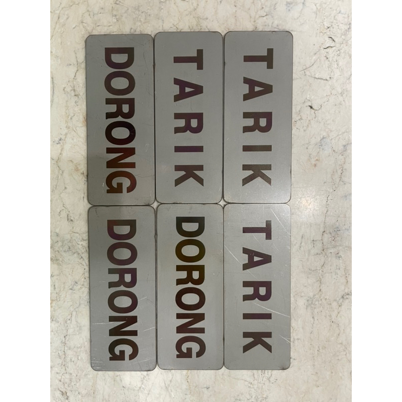 Jual plat tarik dorong ready stock | Shopee Indonesia