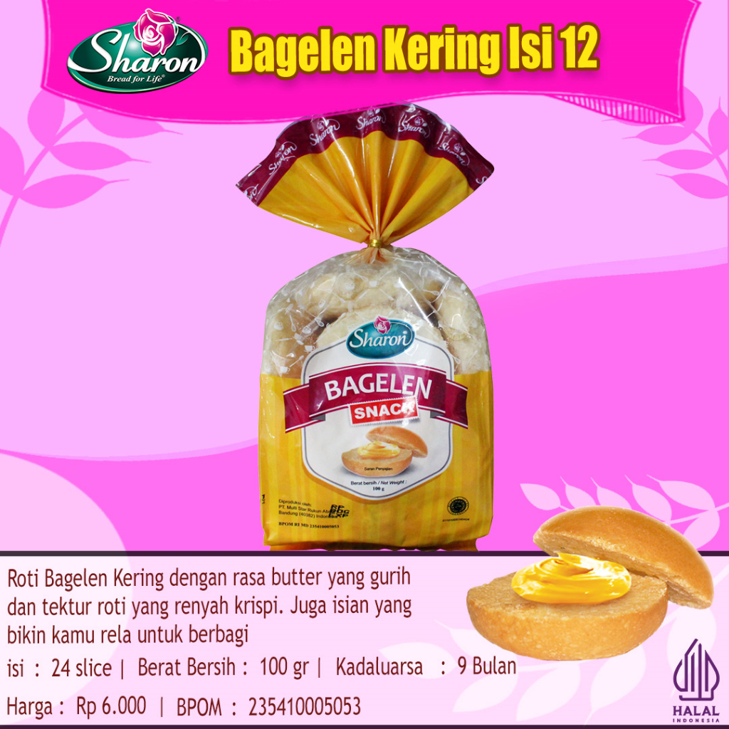 Jual Roti Bagelen Kering Isi 12 Sharon Bakery 100GR | Shopee Indonesia