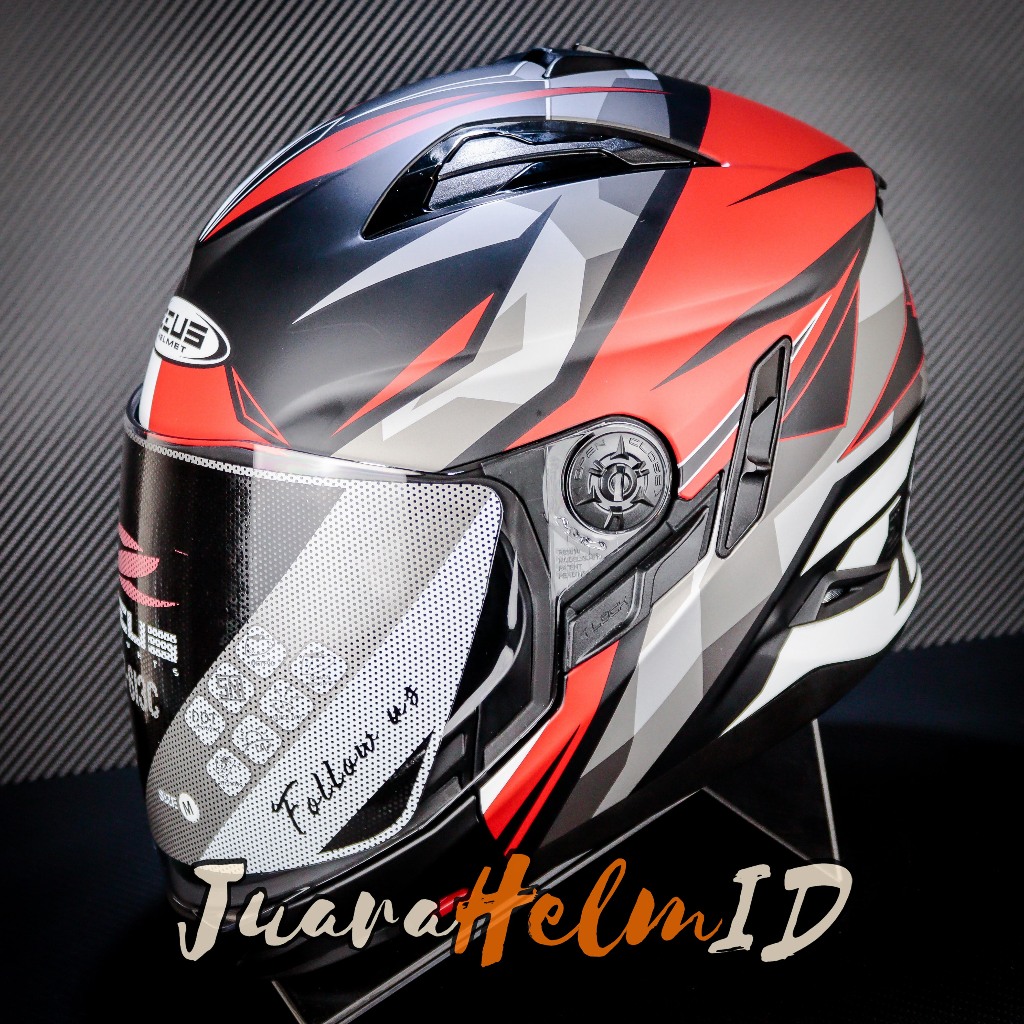 Jual ZEUS HELM ZS613C AJ15 MODULAR MATT BLACK WHITE RED | | ZS613 C ...