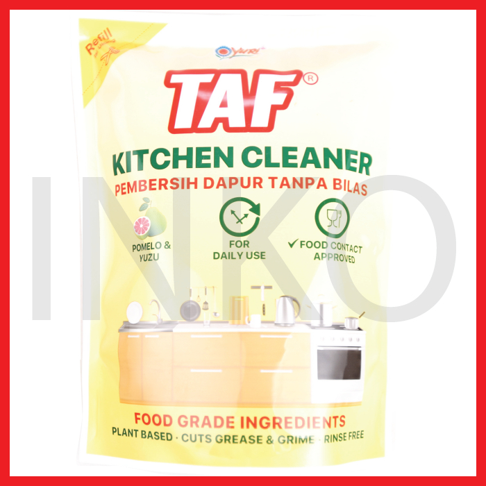 Jual YURI TAF SPRAY KITCHEN CLEANER PEMBERSIH DAPUR POUCH 375ML ...