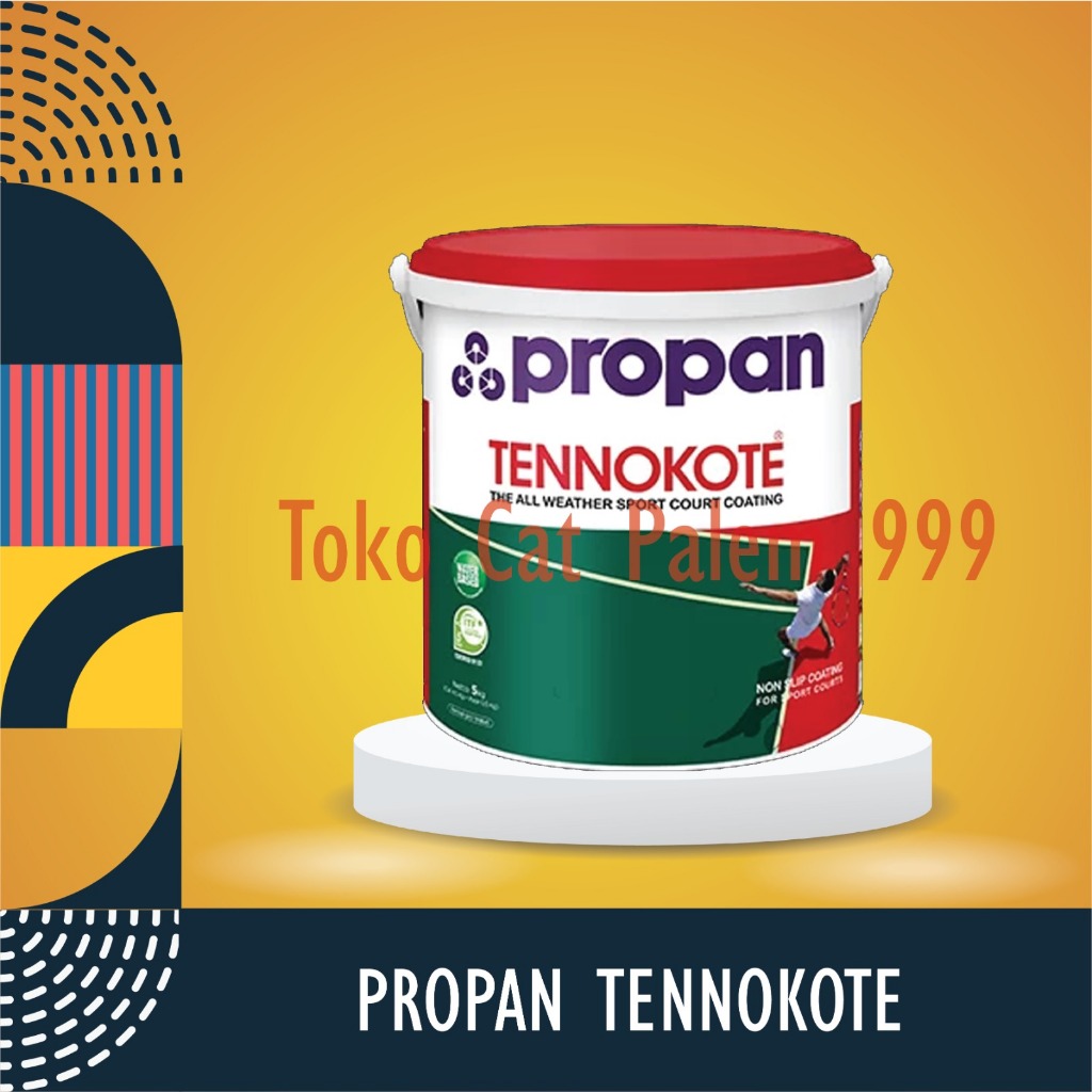 Jual Cat Lapangan / Parkiran Propan Tennokote 25 Kg Pail Warna Standart ...