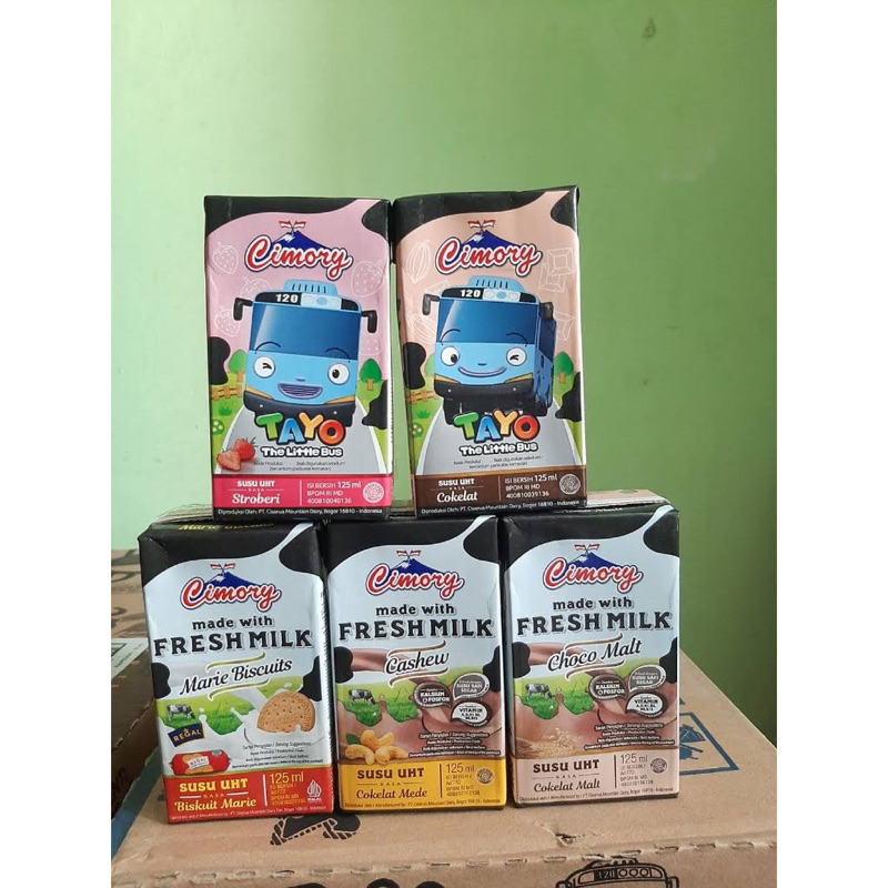 Jual BISA MIX 2 RASA Susu UHT Fresh Milk Cimory kemasan 125 ml isi 40 ...