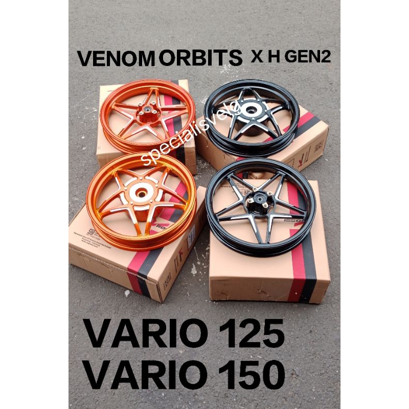 Jual Velg Pelak Vrossi V rossy Bintang ORBITS X H Gen 2 vario 125 old ...