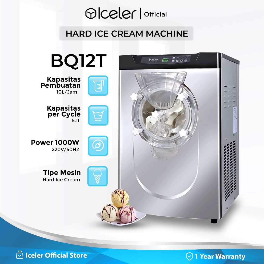 Jual Iceler Mesin Es Krim Hard Ice Cream Maker | Shopee Indonesia