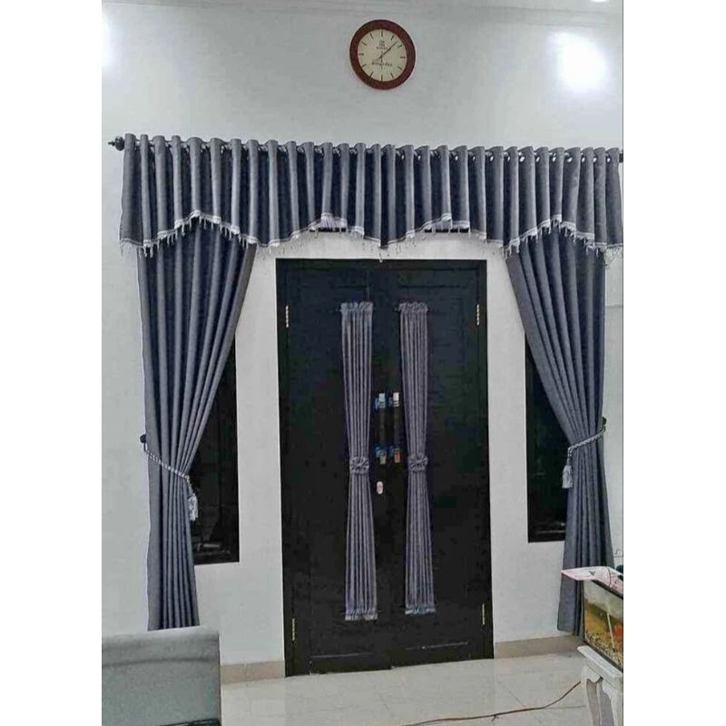 Jual Gorden satu set poni Gorden Poni Atas Pintu Tengah Ruang Tamu ...