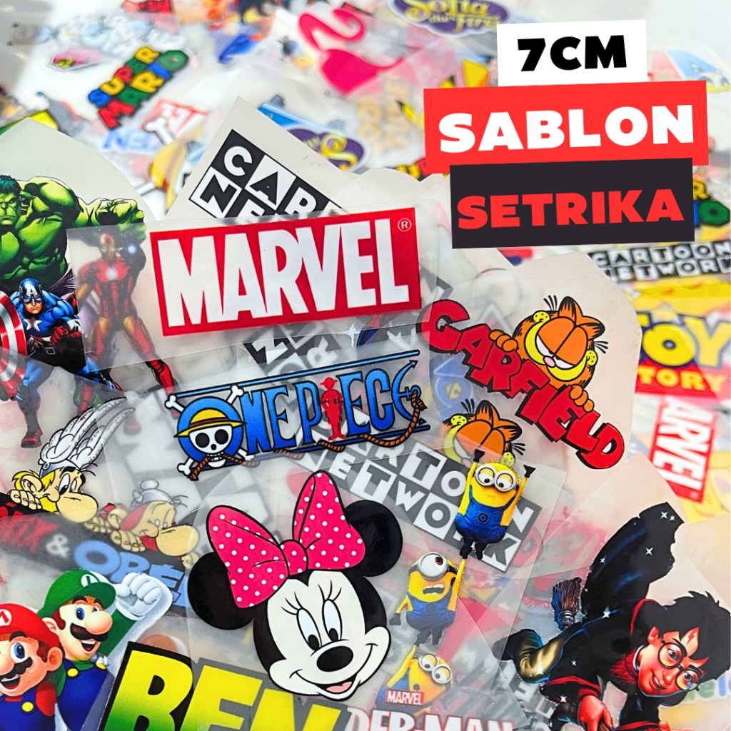 Jual Sablon Setrika Logo Nama 7cm Semua Bahan Kain Kualitas Kuat Tahan ...