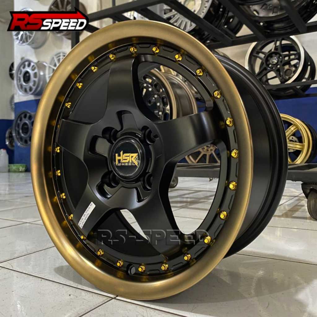 Jual Velg HSR BOB Terbaru Pelek Mobil Agya Sigra Calya Brio Murah HSR Pelak Racing R15 Bisa Di ...