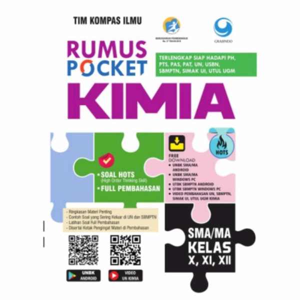 Jual RUMUS POCKET KIMIA SMA KELAS 101112 GRASINDO | Shopee Indonesia Jual RUMUS POCKET KIMIA SMA KELAS 101112 GRASINDO | Shopee Indonesia