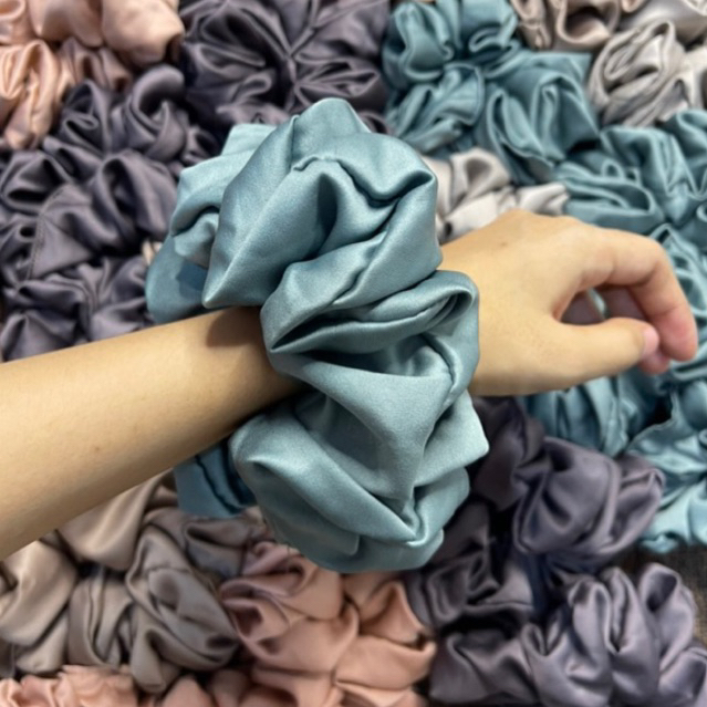 Jual Terbaru Cepol Satin Viral / Cepol satin premium / Ikat rambut ...