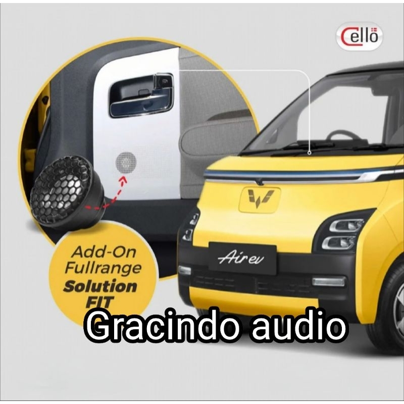 Jual Tweeter Fullrange Cello Solution Fit 2022 PNP Wuling Air Ev Include Crossover Soket PNP ...