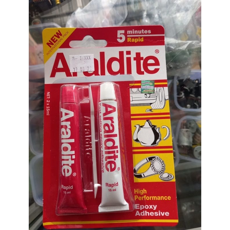 Jual LEM ARALDITE MERAH ORIGINAL DAN ADA HOLOGRAMNYA | Shopee Indonesia