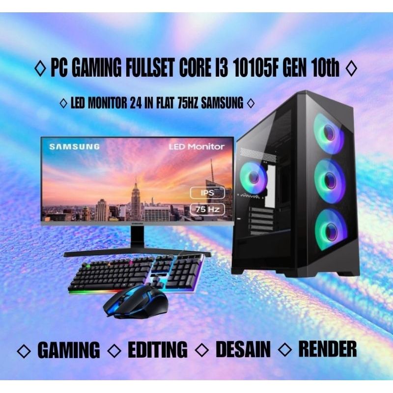 Jual PC GAMING CORE I3 12100F RAM 16 GB NVME 256 GB VGA 8 GB RTX 3050 ...