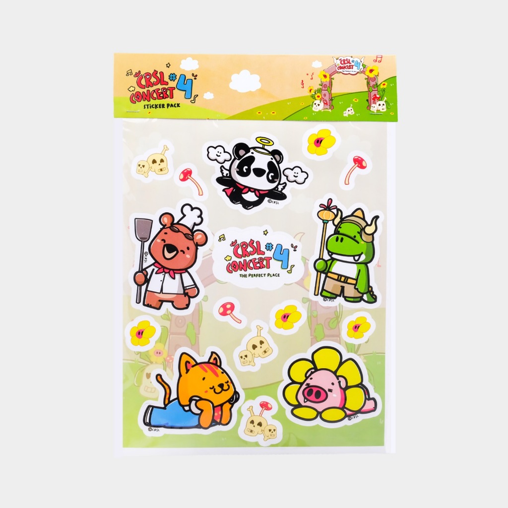 Jual CRSL Concert 2023 Sticker Pack Colorful | Shopee Indonesia