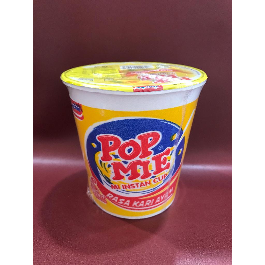 Jual Pop Mie Kuah Rasa Kari Ayam 75g - Mie Cup Kuah Kari Ayam Popmie ...