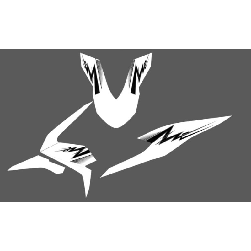 Jual STRIPING TRANSPARAN BEAT DELUXE CUSTOM VESMET DESAIN LISTRIK ...