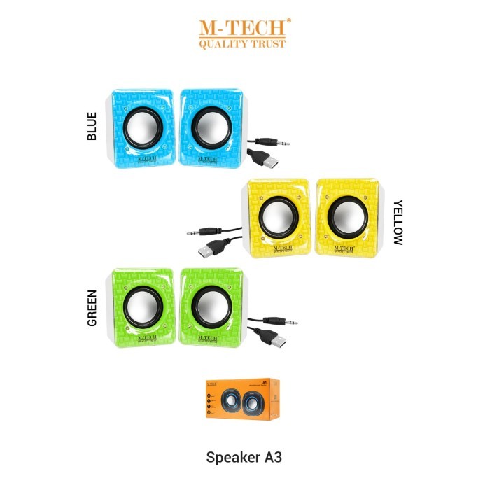 Jual Speaker M-Tech A3 USB Multimedia PC Komputer Laptop | Shopee Indonesia