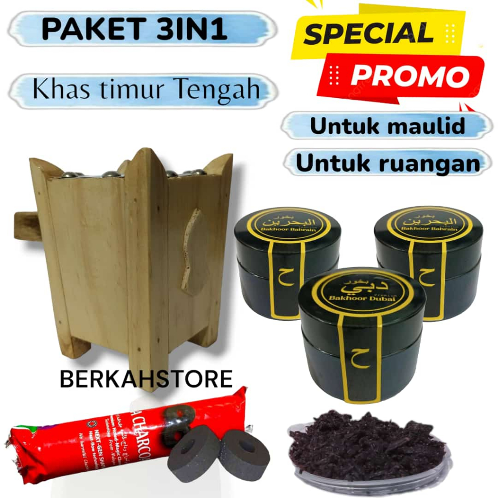 Jual Mabkara Kayu + bukhur khodi aroma dubai serbuk basah+arang magic ...