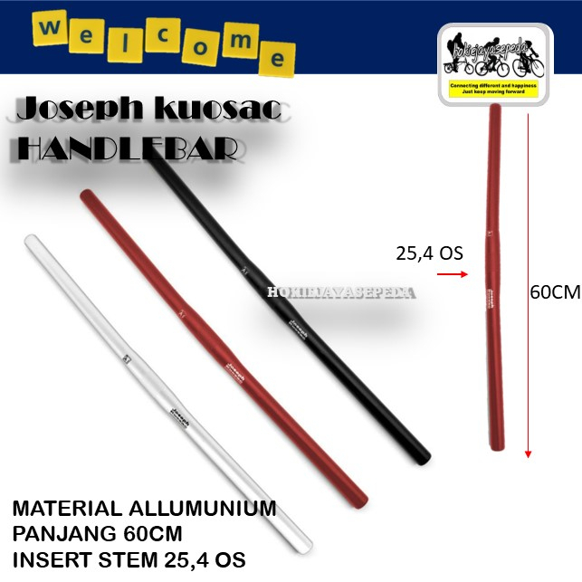 Jual Stang handle bar PACIFIC - 152 allumunium untuk sepeda lipat ...
