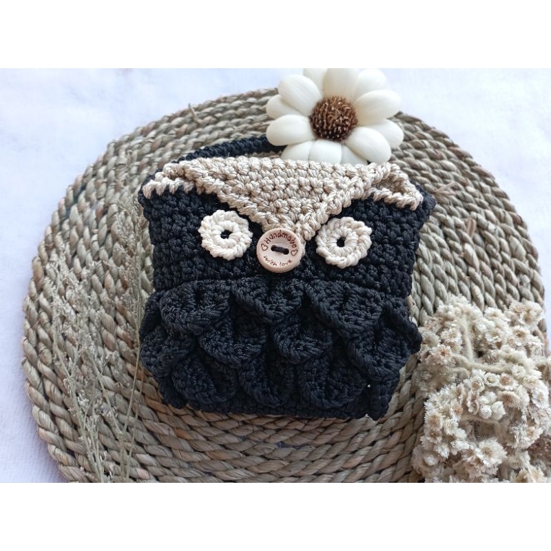 Jual Dompet rajut mini/Crochet owl/(BACA DESKRIPSI) | Shopee Indonesia