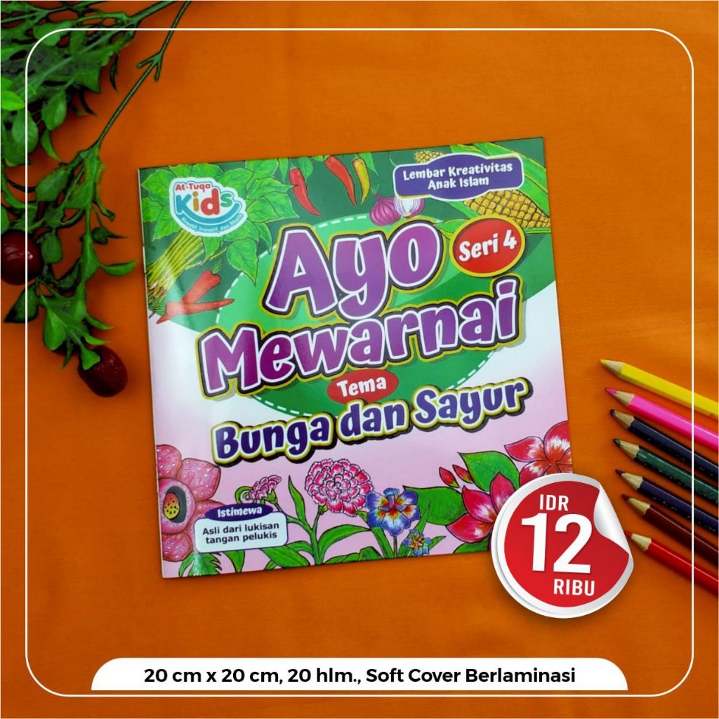 Jual Buku Attuqa Kids Ayo Mewarnai Series untuk Anak dengan gambar asli pelukis Original ...