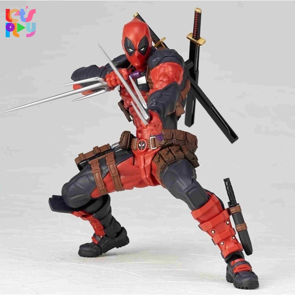 Jual Mainan Action Figure Revoltech Yamaguchi Deadpool X Men | Shopee ...