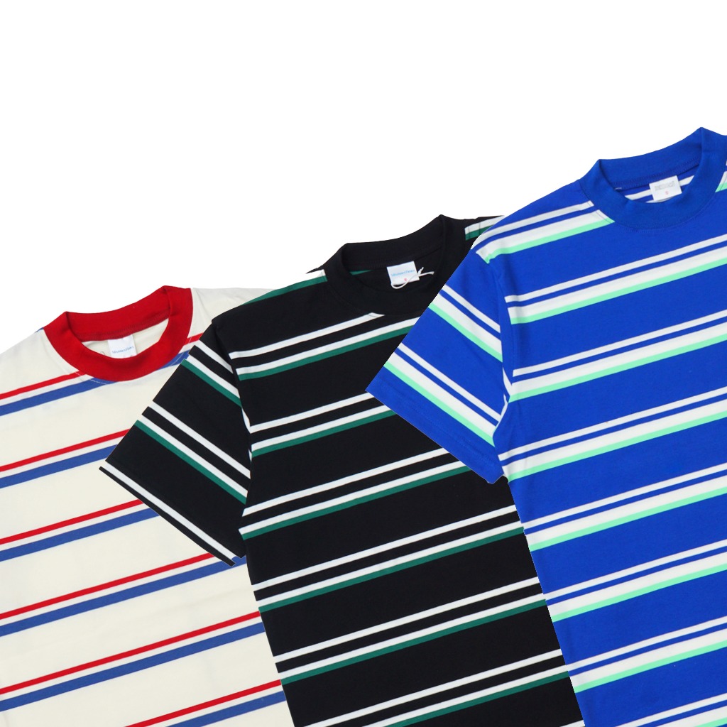 Jual MIXMACS | KATTO BASIC STRIPE TEE T SHIRT | Kaos garis | kaos salur pria wanita unisex ...