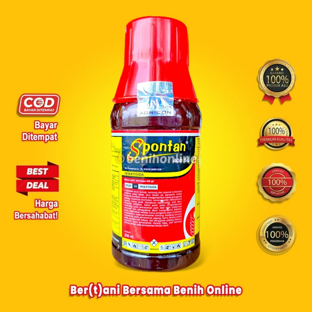 Jual INSEKTISIDA SPONTAN 400 SL 200 ML AGRICON Dimehipo Pengendali Hama ...