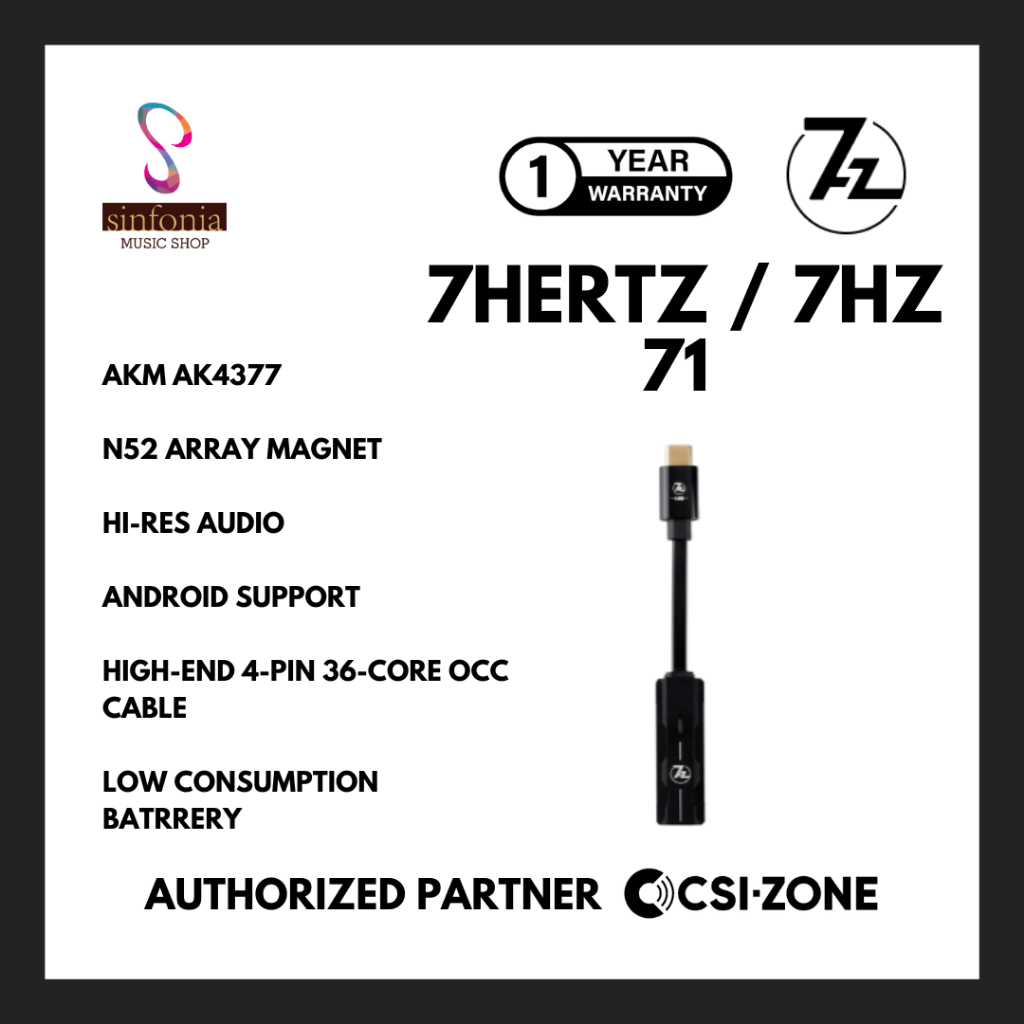 Jual 7Hz / 7 Hertz 71 Portable Amplifier DAC / AMP | Shopee Indonesia