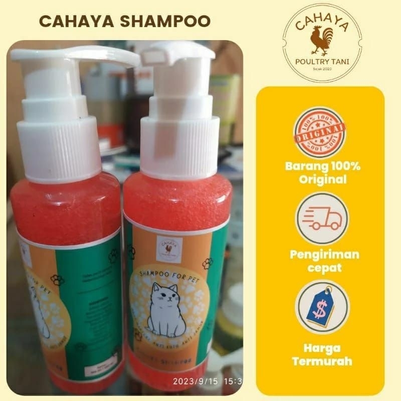 Jual Sampo Kucing Anti Kutu dan Bakteri 100 Ml (CAHAYA SHAMPOO ...
