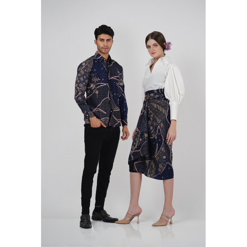 Jual Vanriz Kebaya-Batik Pria Slimfit Lengan Panjang dan Rok Lilit ...