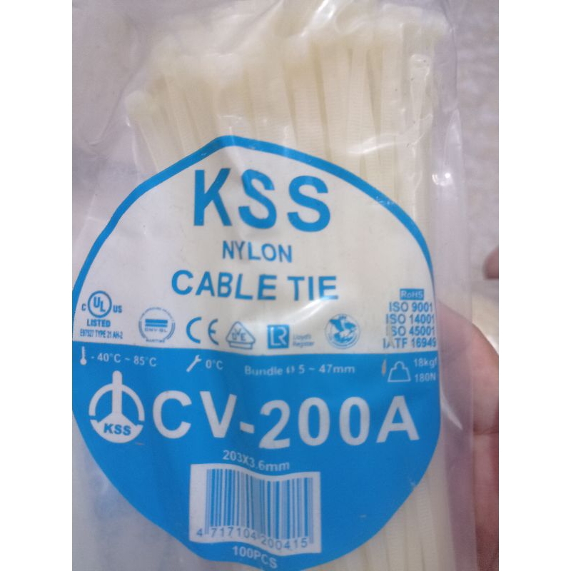 Jual KSS cable tie / Kabel tis / Kabel ties 100 pcs | Shopee Indonesia