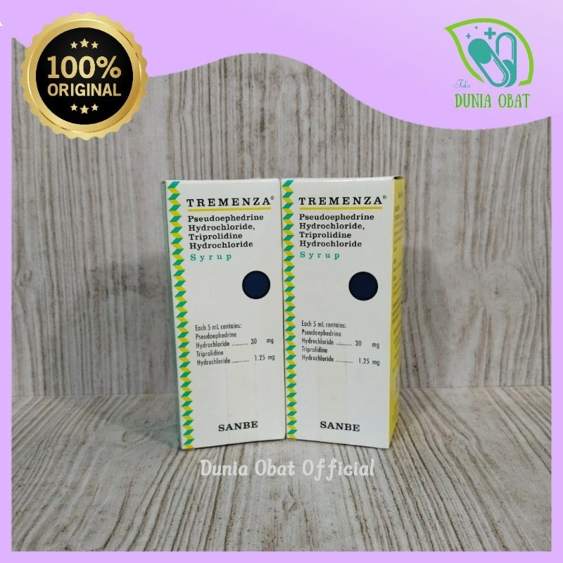 Jual [60 ml] Tremenza syrup | pilek akut | pilek berat | bersin-bersin ...