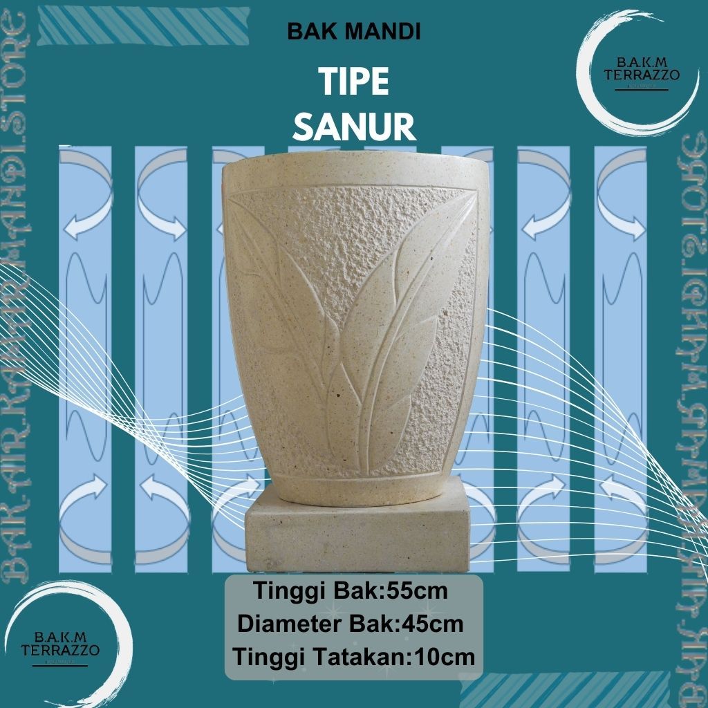 Jual BAK AIR KAMAR MANDI | BAK MANDI BESAR TERASO | ESTETIK DAN CANTIK ...