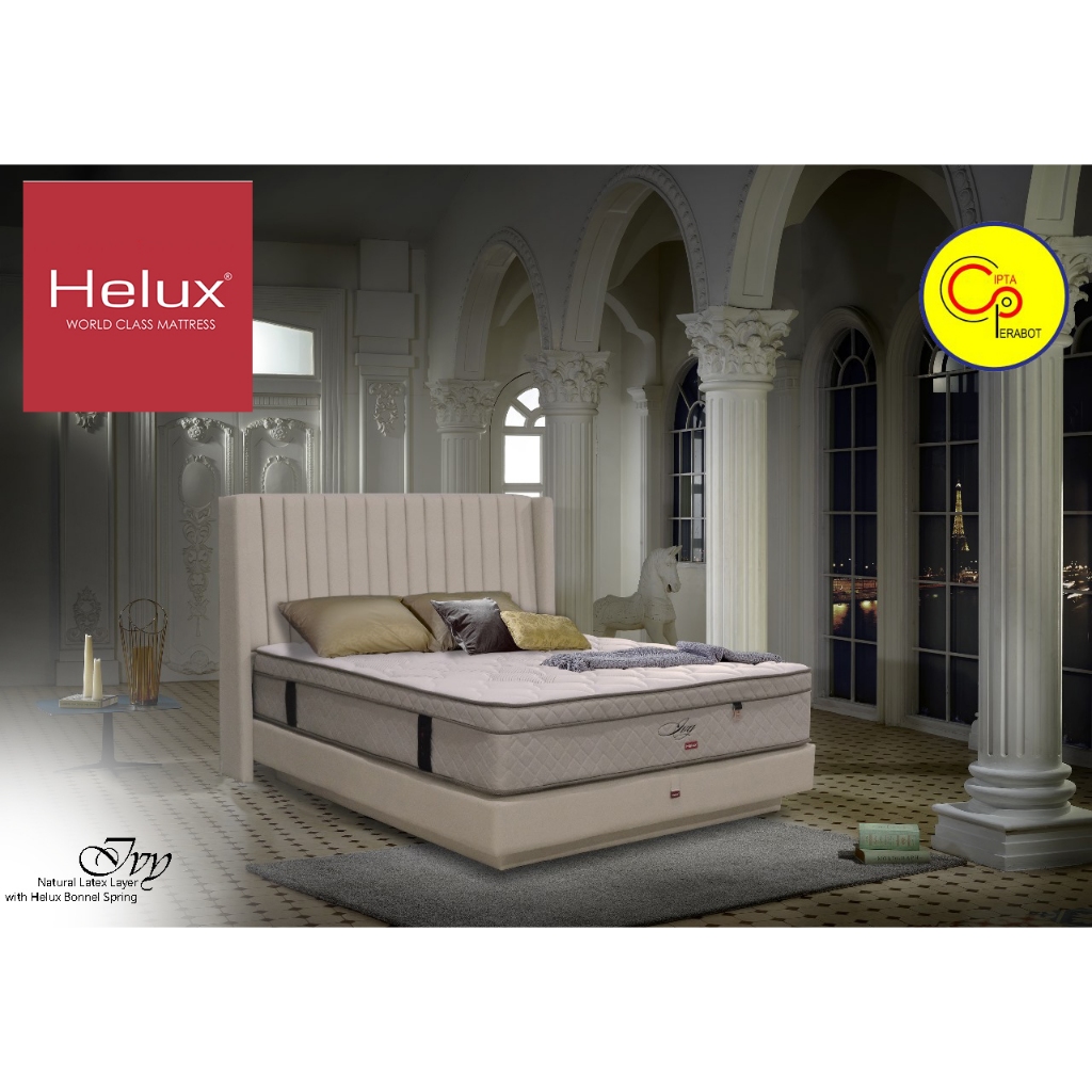 Jual Springbed Latex Helux Ivy Original Kasur Tempat Tidur Latex Fullset | Shopee Indonesia