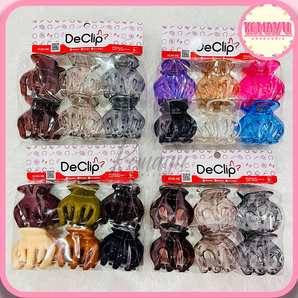 Jual JEPIT JEDAI RAMBUT DECLIP ORIGINAL BANGKOK UKURAN 5CM ISI 6PCS | Shopee Indonesia