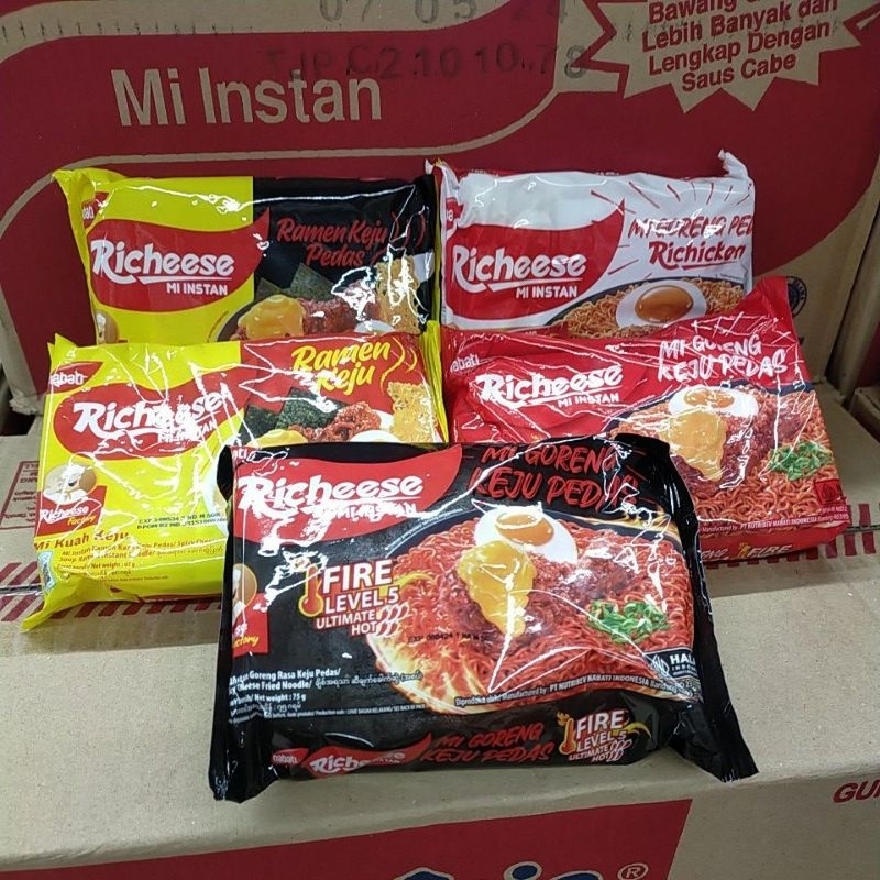 Jual richeese mi instan 75g | Shopee Indonesia