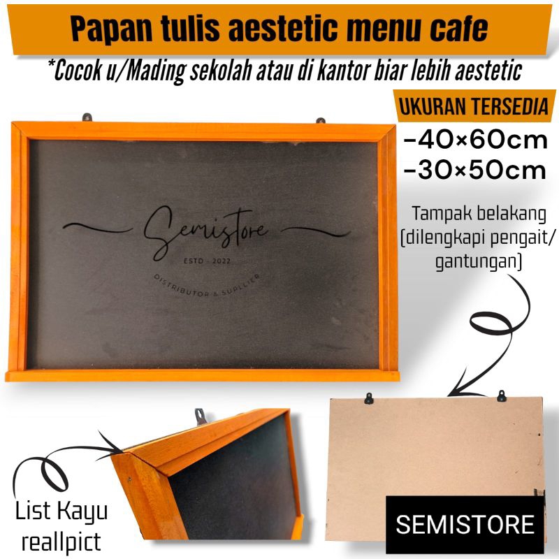 Jual Papan tulis kapur Blackboard menu cafe PAPAN TULIS KAPUR MENU CAFE ...