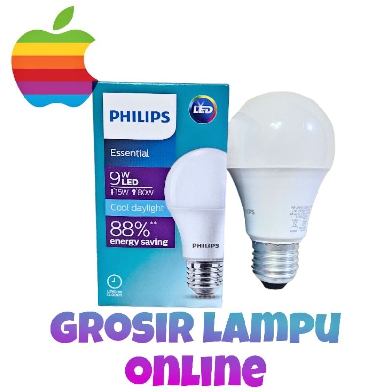 Jual Led Philips Essential 9 Watt - Lampu Philips Led Essential 9 W ...