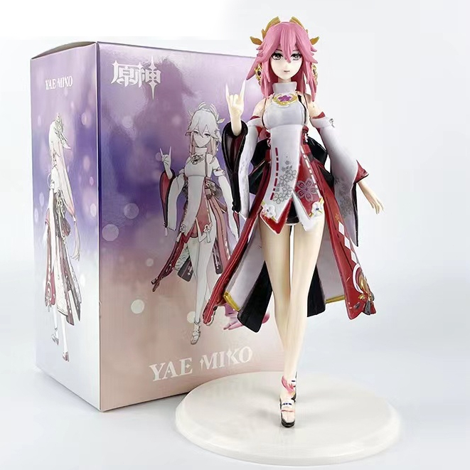 Jual Genshin Impact Yae Miko Halus Action Figure 19cm | Shopee Indonesia